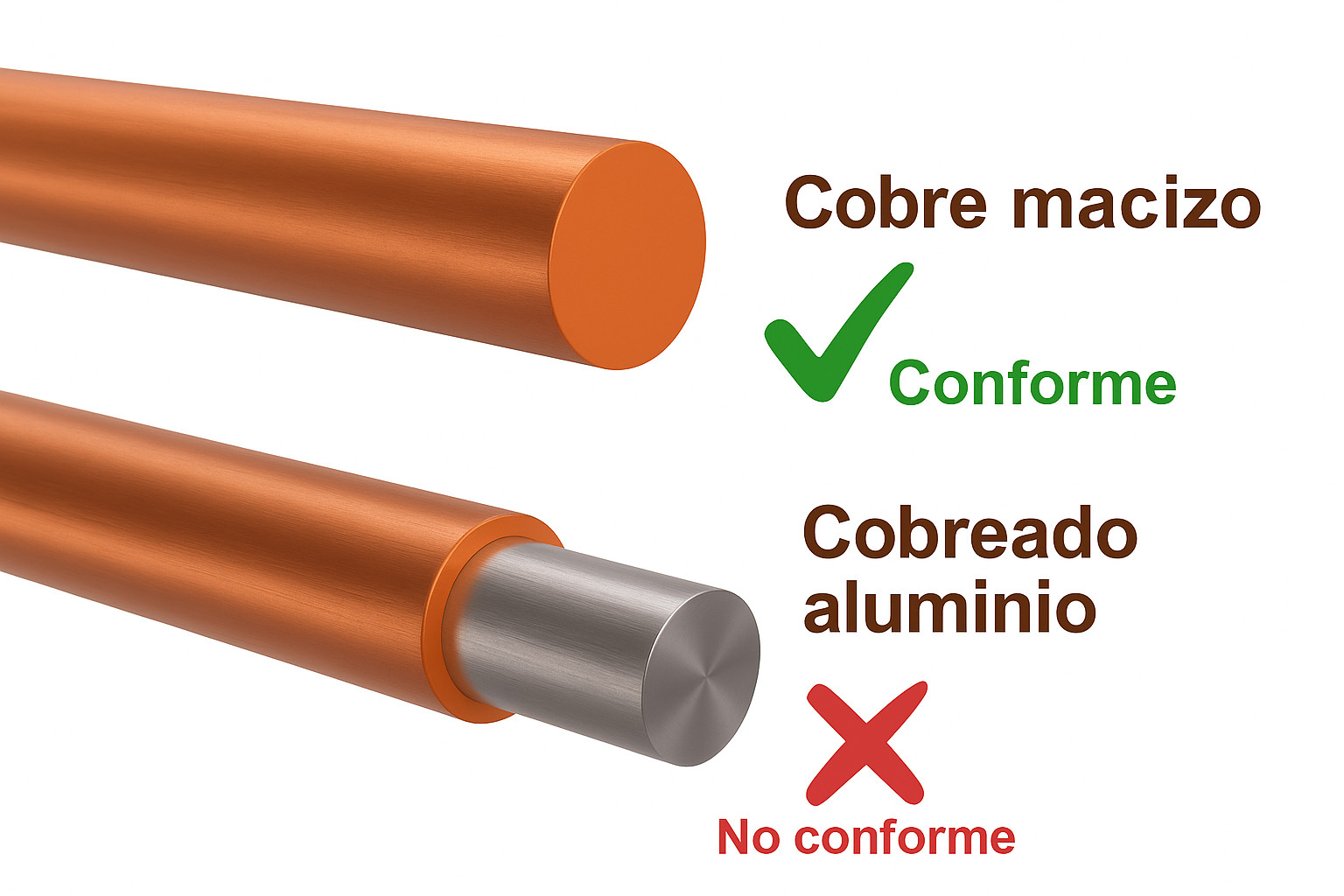 Diferencias entre cable de cobre y cable de aluminio con revestimiento de cobre: riesgos ...